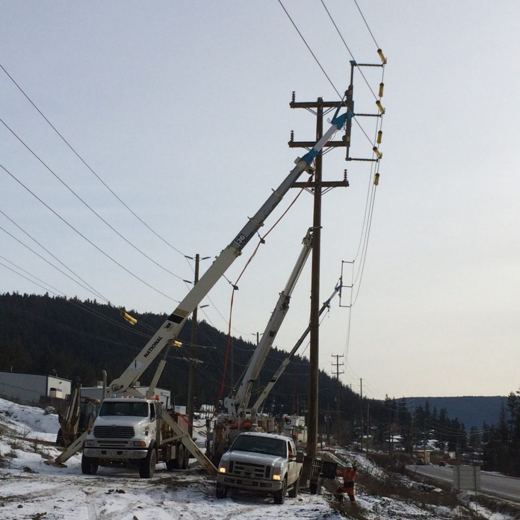 60kV Transmission Line Relocation – Hwy 97 Williams Lake – Allteck