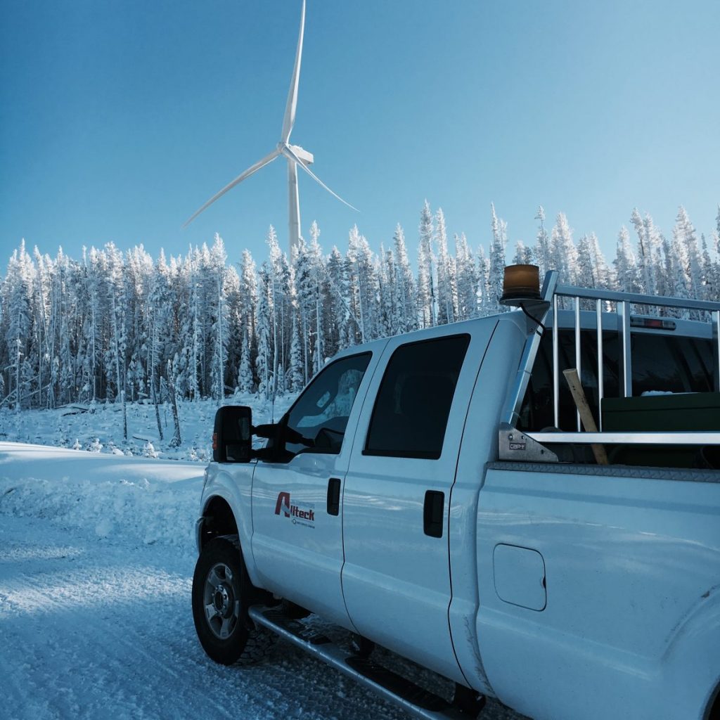 Shinish Wind Farm Transmission Line Construction – Allteck